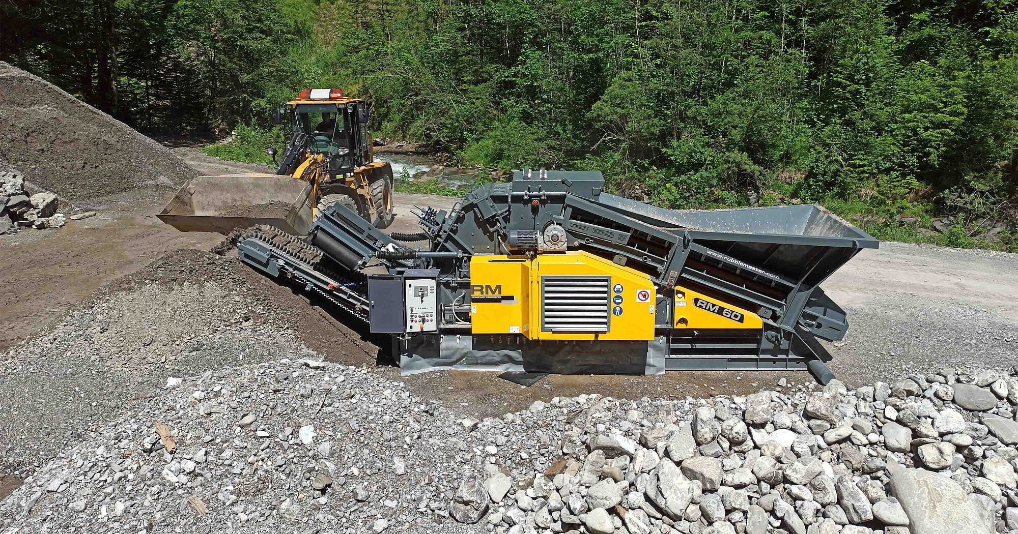 RM60 Small Impact Crusher | Concrete. Asphalt. Rock. | RUBBLE MASTER