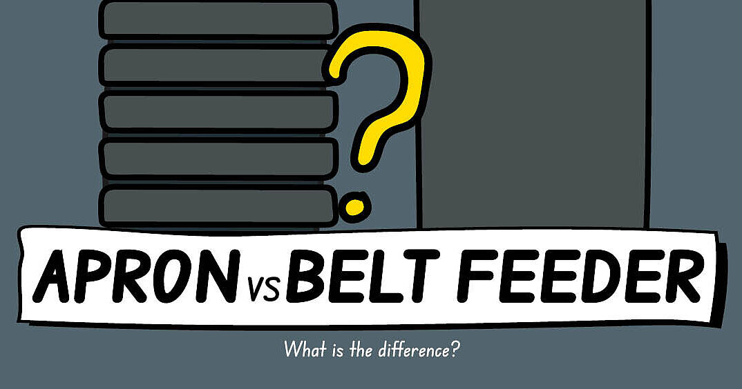 What is the difference between Apron and Belt Feeders? | RUBBLE MASTER